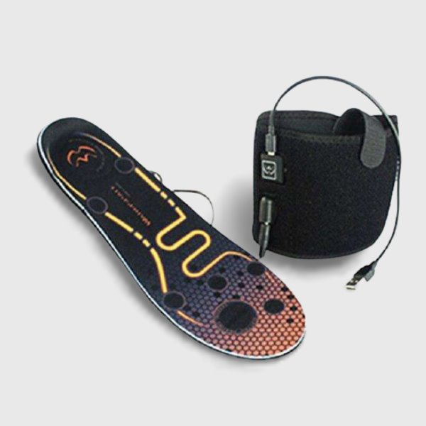 Semelle chauffante pour chaussure de vélo